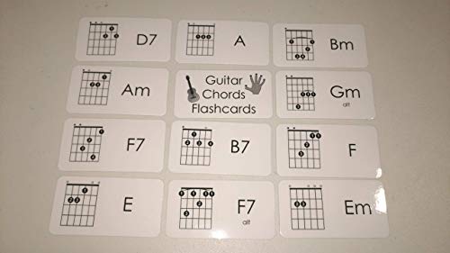 Guitar Chords Flash Cards