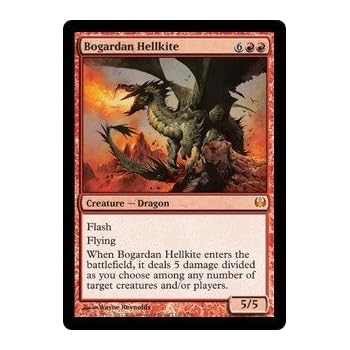 Amazon.com: Magic: the Gathering - Shivan Hellkite - Duel Decks: Knights vs Dragons: Toys & Games
