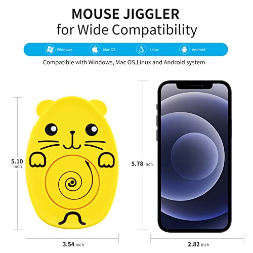Mouse Mover Undetectable Mouse Jiggler Device Simulate Automatically