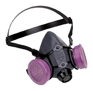 North Safety 7700 Series Silicone Half-Mask Respirator, Large - Papr ...