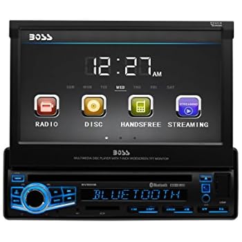 Amazon.com: BOSS Audio BV9967BI In-Dash Single-Din 7-inch Motorized ...