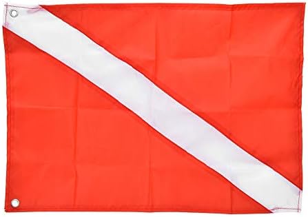 Dive Flag, Convenient and Practical Diving Flag, Bright Red and White ...