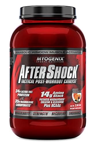 Myogenix Aftershock Post Workout, Muscle Growth Whey Protein Powder ...