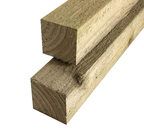 2"x 2" Pressure Treated Timber Joists (45mm x 45mm) Various Pack Sizes ...