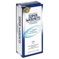 Super Wernets Denture Adhesive Powder, 3.6-Ounces (Pack of 2) | Amazon ...