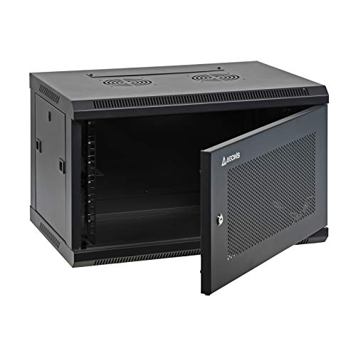 Aeons 6U Professional Wall Mount Network Server Cabinet Enclosure 19 ...