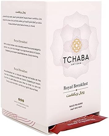 TChaba Royal Breakfast Black Tea Vintage 20 Sachets, Premium Pure ...