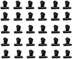 Amazon.com : Metal Bulldog Clips, 1.25 Inches, Pack of 30 (Black ...