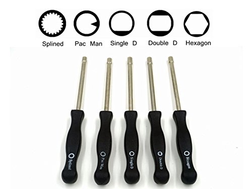 Buy EVINIS 2 Cycle Carburetor Adjustment Tool 5 Piece Kit, Pac Man ...