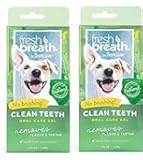 TropiClean Fresh Breath By No Brushing Clean Teeth Dental and Oral Care Gel for Dogs, 4 Oz ...