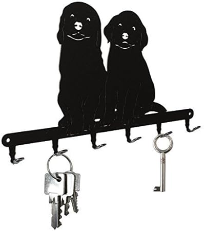 Key holder / hook Dog Puppies - key hooks for wall, hanger - 6 hooks ...