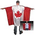 Canadian Flag Cape - (2 Pack) with Maple Leaf, Comfortable, Patriotic ...