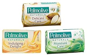 Amazon.com : Palmolive:"Palmolive Naturals" Set of 3 Soaps (Delicate ...