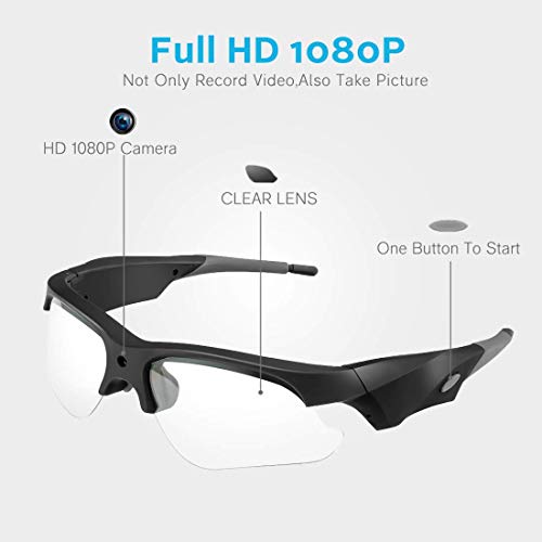 Camera Glasses- 1080P HD Video Camera-32G Memory Card-Smart Glasses ...