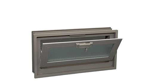 1608 Hopper Vent Window for Glass Blocks, Sheds, Cabins, Tiny Homes ...