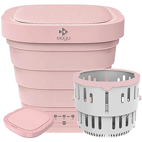 MOYU Mini Portable Bucket Washer Foldable Washing Machine with Soft ...
