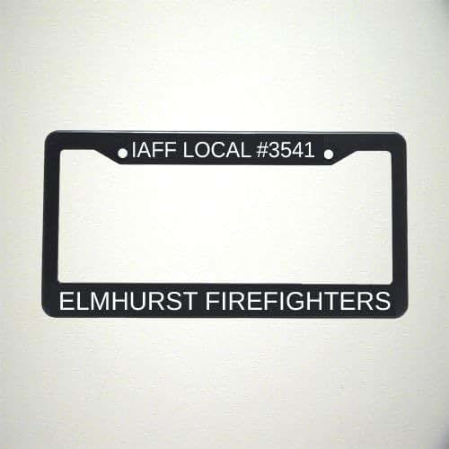 Amazon.com: Custom Fire Department License Plate Holder: Handmade