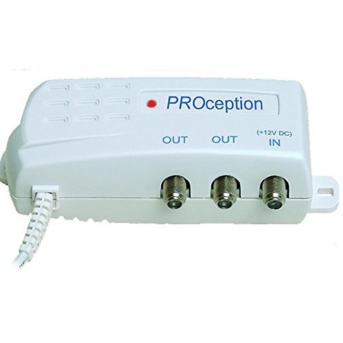 Proception 2 Way 12 V 100 mA Screened Aerial Masthead: Amazon.co.uk ...