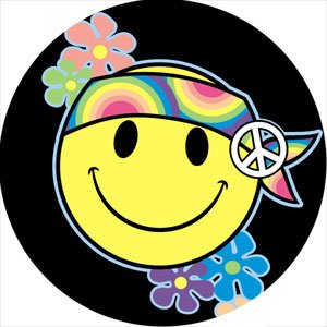 Peace Love Smiley Face
