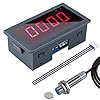 Digital LED Tachometer, Icstation RPM Speed Meter AC 110V 220V Digital ...