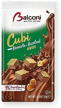 Balconi Cubi Nocciola Hazelnut Wafers 125 g price in Saudi Arabia ...