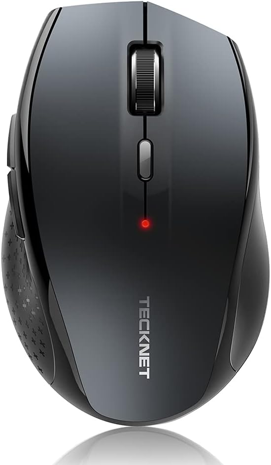 TeckNet Bluetooth Mouse, 3000DPI Wireless Mouse, 24 Month Battery Life ...