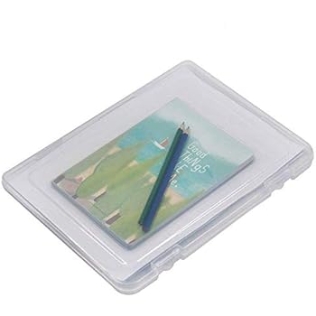 Amazon.com: Portable A4 File Box Transparent Plastic Box Office ...