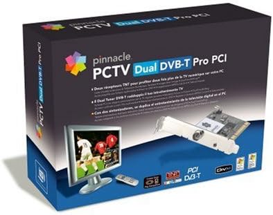 Pinnacle PCTV Dual DVB-T Pro Carte tuner PCI Double tuner TNT: Amazon ...