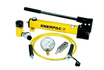 Enerpac SCR-1006H Single Acting Cylinder Pump Set RC-1006 Cylinder with ...