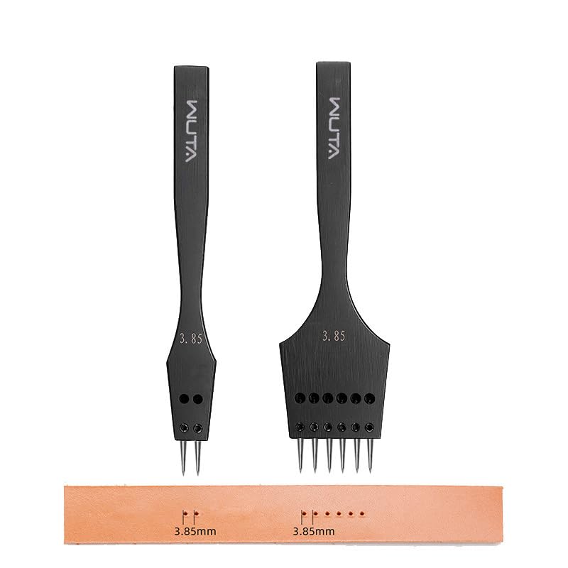 WUTA Removable Head Hole Punch Leather Chisel Stitching Professional ...