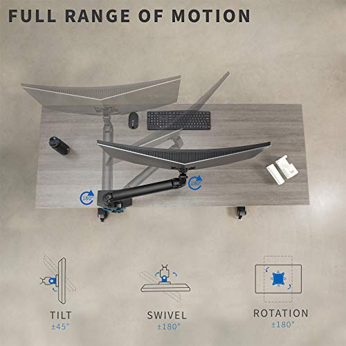 VIVO Aluminum Ultrawide Monitor Stand, Classic + USB, Fits up to 49 ...