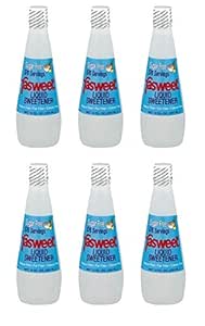 Amazon.com : Fasweet Liquid Sweetener - Sugar Free, 12 oz (Pack of 6 ...