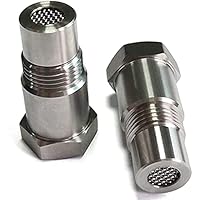 KIMISS 2Pcs 45mm M18*1.5 Check Engine Light Eliminator Adapter O2 ...