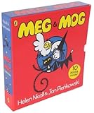 Collection Meg and Mog Lot de 10 livres pour enfant + sac zippé inclus ...