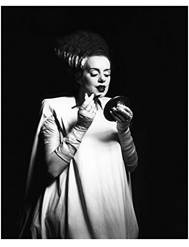 The Bride of Frankenstein Elsa Lanchester Applying Make Up on Set 8 x ...
