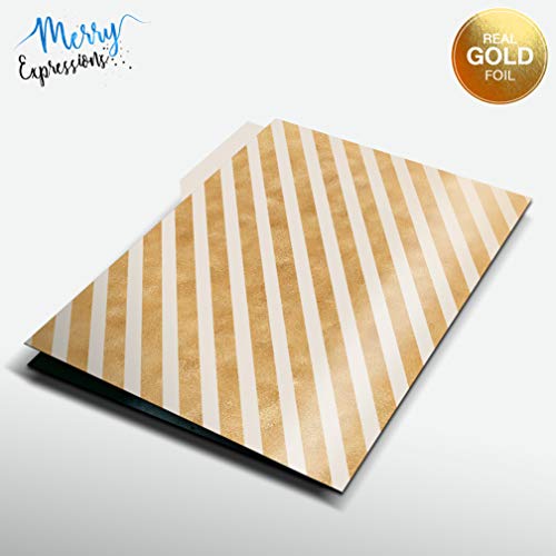 Gold File Folders Set - 14 Colored 9.5" x 11.5" Letter Size Decorative ...