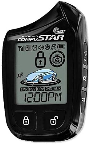 Amazon.com: Compustar 2W901R-SS 5B 2-Way LCD, 1-Mile Remote: Home Audio ...