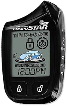 Amazon.com: Compustar 2W901R-SS 5B 2-Way LCD, 1-Mile Remote: Home Audio ...