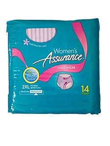 Amazon.com: Assurance Women's (Fresh Lavender Color) Underwear, 2xl, 14 ...
