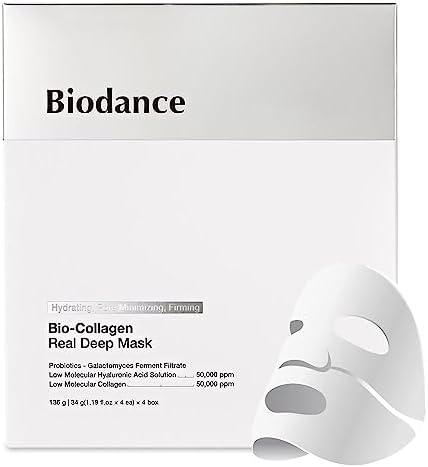 BIODANCE Bio-Collagen Real Deep Mask, Overnight Mask, Pore Eraser Mask ...