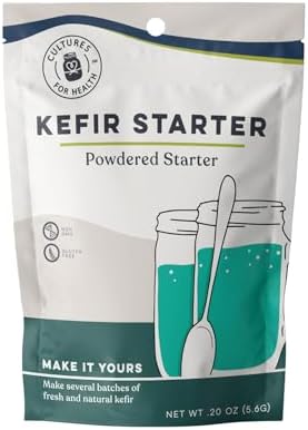 Cultures For Health Kefir Starter Culture | 4 Packets Freeze Dried ...