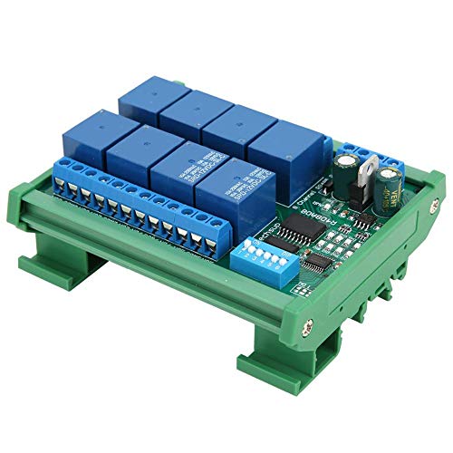 RS485 Relay Board Expansion Module, 12V 8-Channel, for Modbus RTU Protocol Remote Control(#2 ...