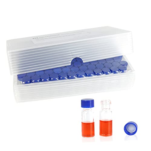 Storage Vial, Clear Liquid Sampling Sample Glass Thread Bottles ...
