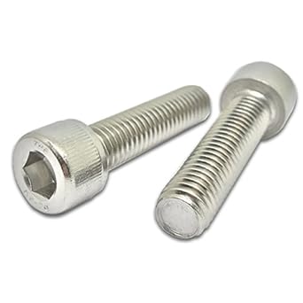 (6) M10-1.50 x 30 MM Allen Head Socket Cap Screws Bolts A2 Stainless Steel 18-8 (304) M10x30 ...