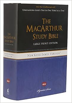 NKJV, The MacArthur Study Bible, Large Print, Hardcover, Thumb Indexed: Holy Bible, New King ...
