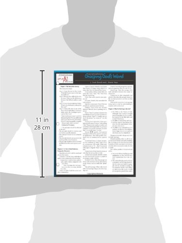 Grasping God's Word Laminated Sheet (Zondervan Get an A! Study - Want ...