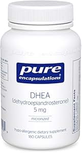 Amazon.com: Pure Encapsulations - DHEA (Dehydroepiandrosterone) 5 mg ...