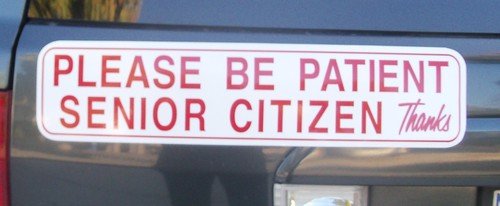 Amazon.com: Senior Citizen Driver Magnetic Sign: Automotive