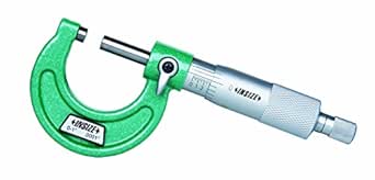 INSIZE 3203-2A micrómetro exterior, 1 – 2 pulgadas, graduación .0001 ...