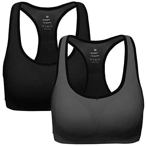 Mirity Women Racerback Sports Bras - High Impact Workout Gym Activewear ...